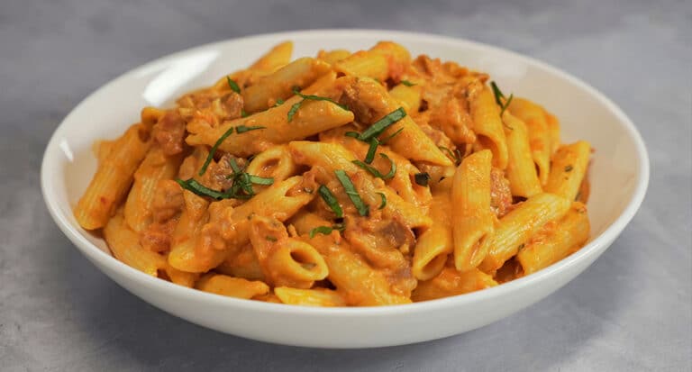 Pasta con Salsa de Calabaza - 7 Días de Sabor